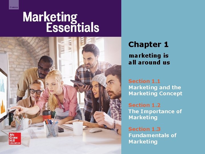 Chapter 1 marketing is all around us Section