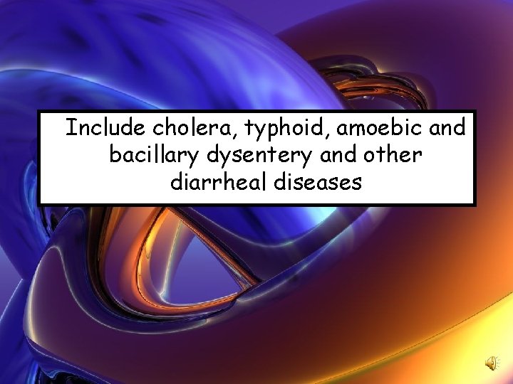 Waterborne Diseases caused by ingestion of water contaminated
