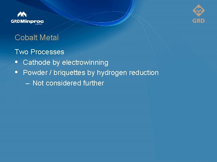 Processing Considerations for the Cobalt Recovery from Congolese