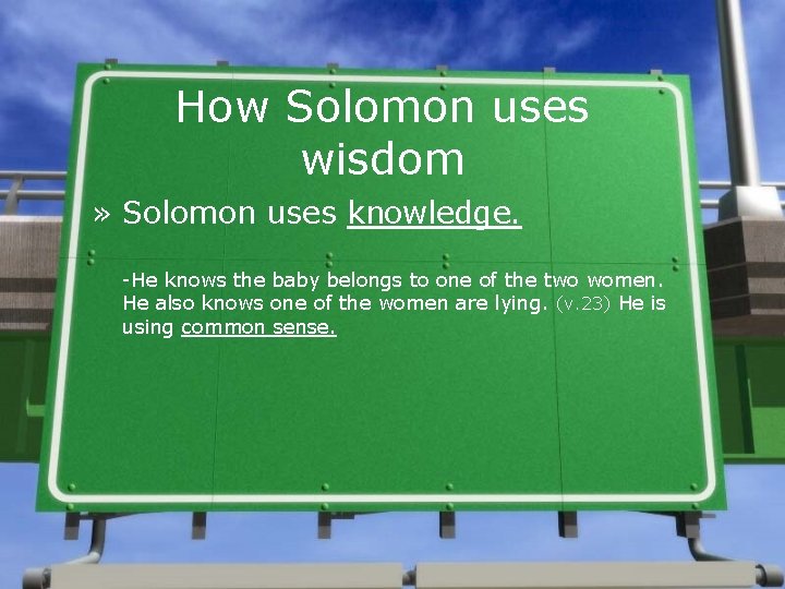 Wisdom Solomons Favorite Subject What is Wisdom Wisdom