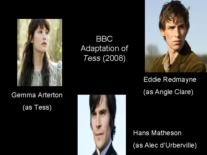 Tess of the DUrbervilles Lecture 1 Opening up