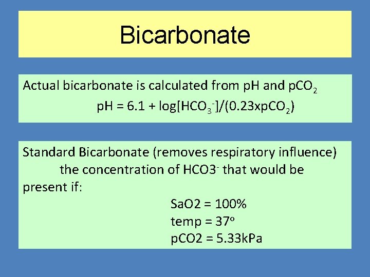 Interpretation of Arterial Blood Gases James Wigfull Critical