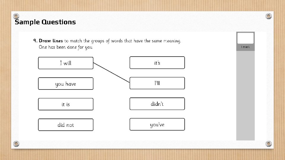 Year 2 Testing and Teacher Assessment February 2020