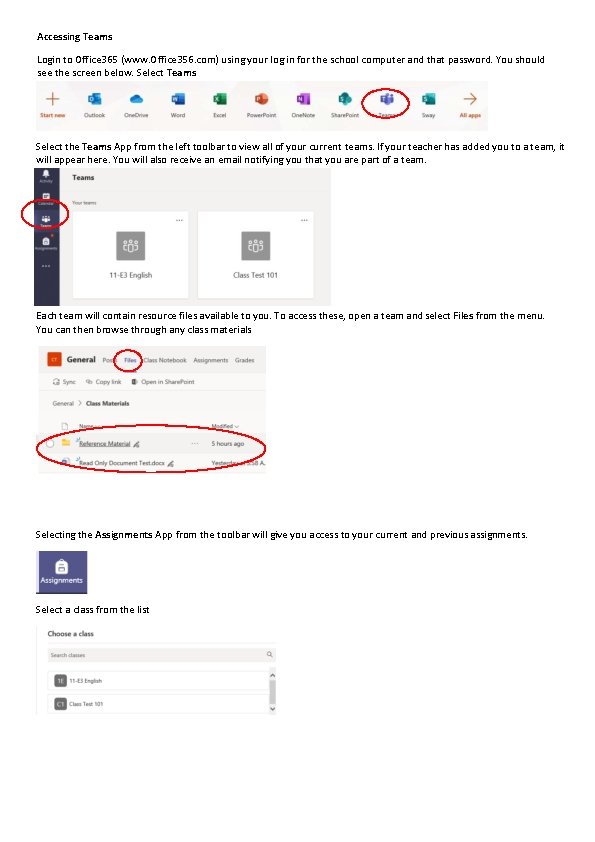 Accessing Teams Login to Office 365 www Office