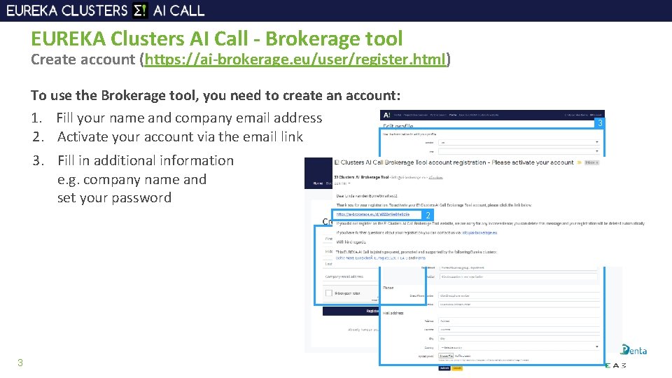EUREKA Clusters Artificial Intelligence AI Call April 2020