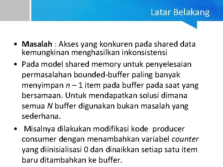 Sesi 6 Sinkronisasi Proses Materi Latar Belakang Masalah