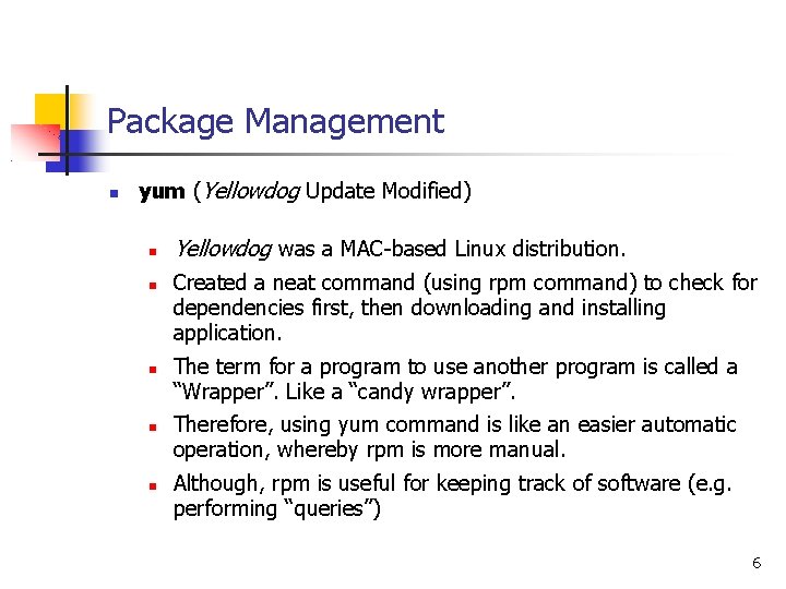 OPS 235 PACKAGE MANAGEMENT 1 Lab 3 Topics