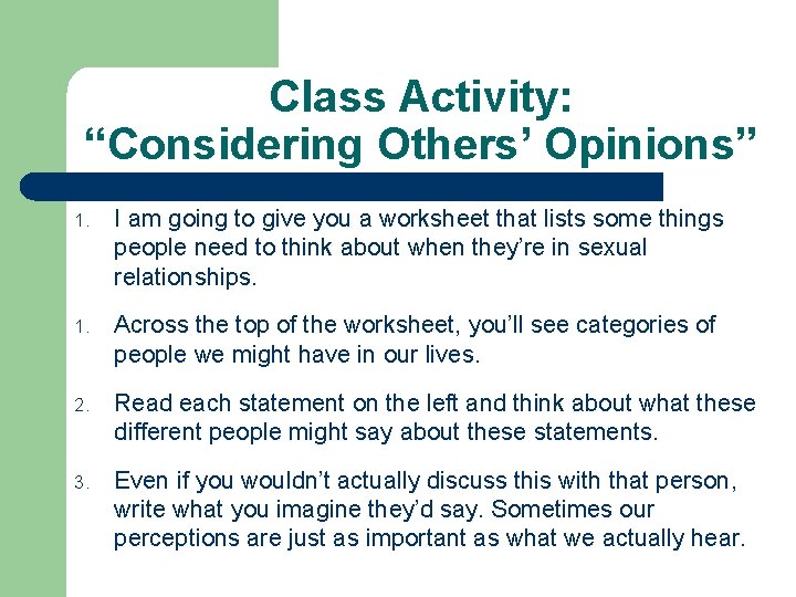 Rights Respect Responsibility High School My Life My