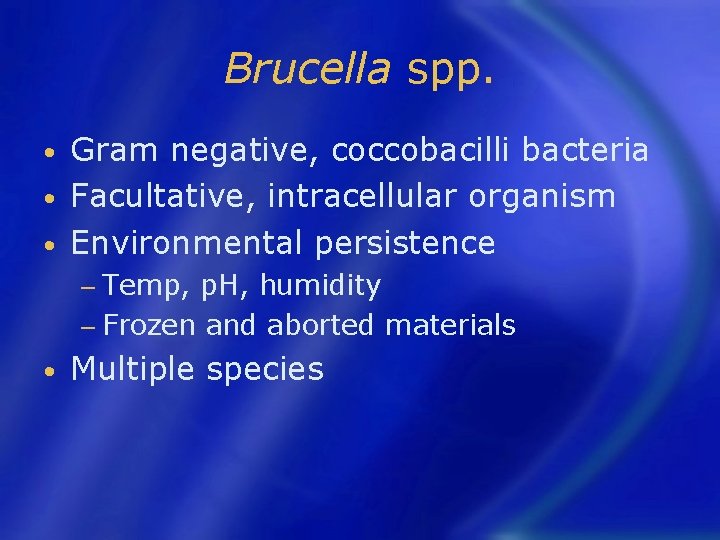 Brucellosis The Many Names of Brucellosis Human Disease