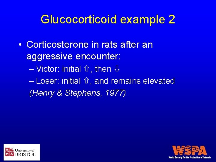 Module 4 Physiological measures of welfare 2 Learning