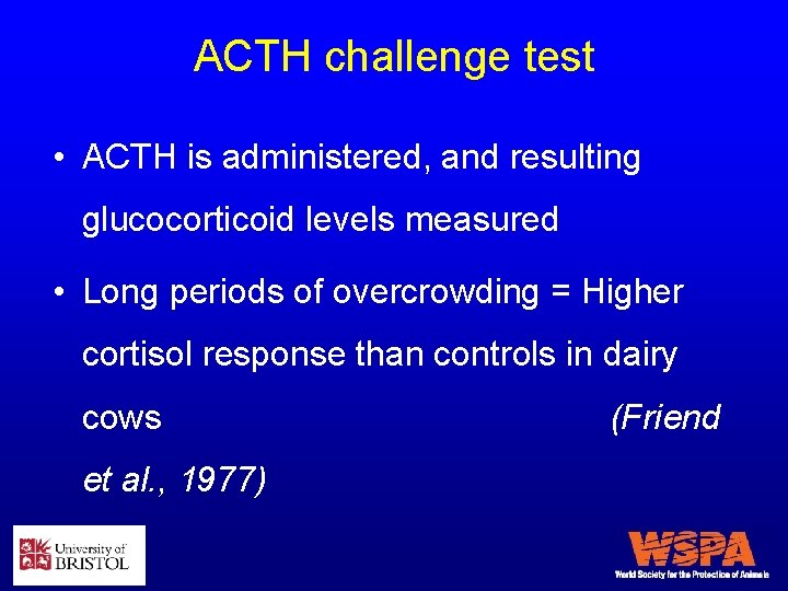 Module 4 Physiological measures of welfare 2 Learning