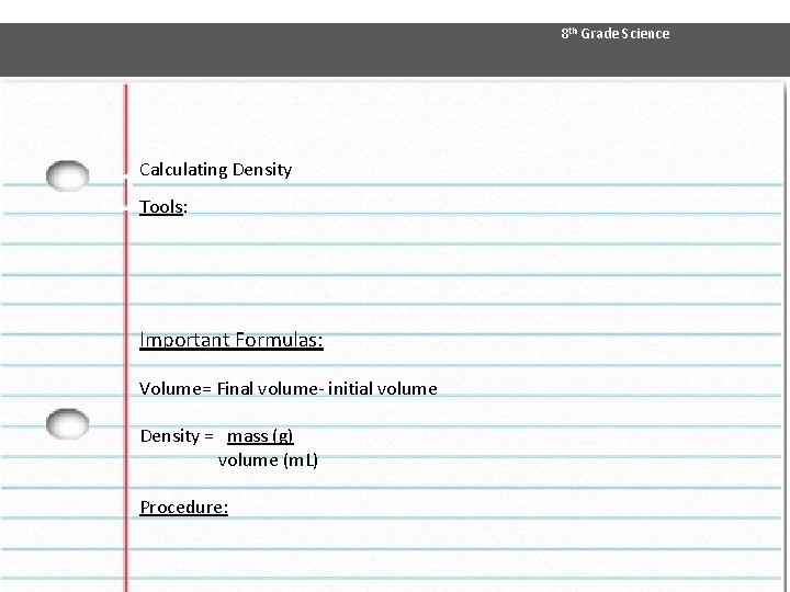 8 th Grade Science DONOW Tuesday February 10