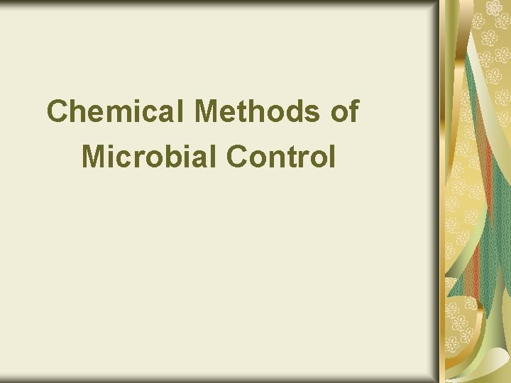 How to Control Microbial Growth Definitions Sterilization Killing