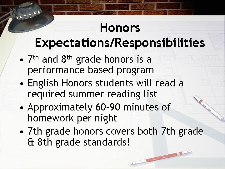 HonorsAVID Parent Night Benefits of the Honors Program