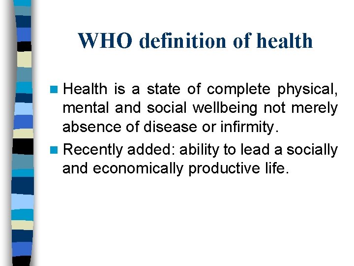 Epidemiology II By Dr Sabah M A Abdelkader