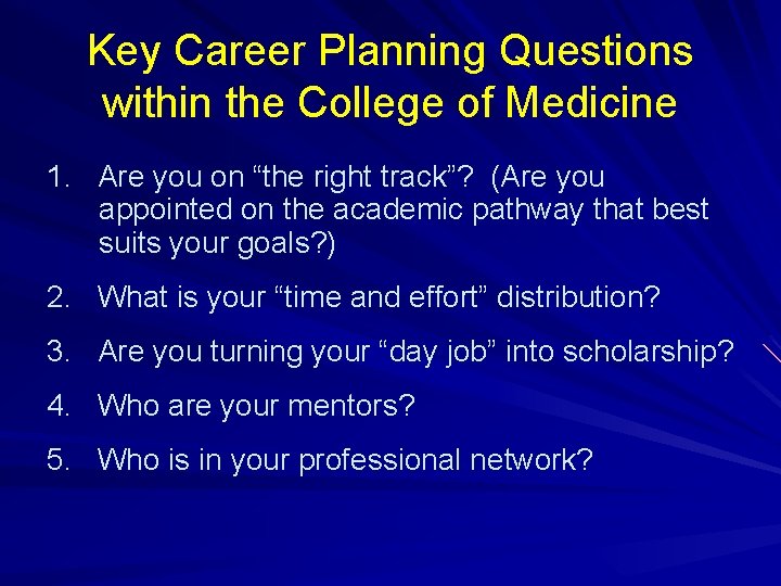 What to do While Your Clock is Ticking