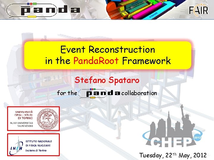 Event Reconstruction in the Panda Root Framework Stefano