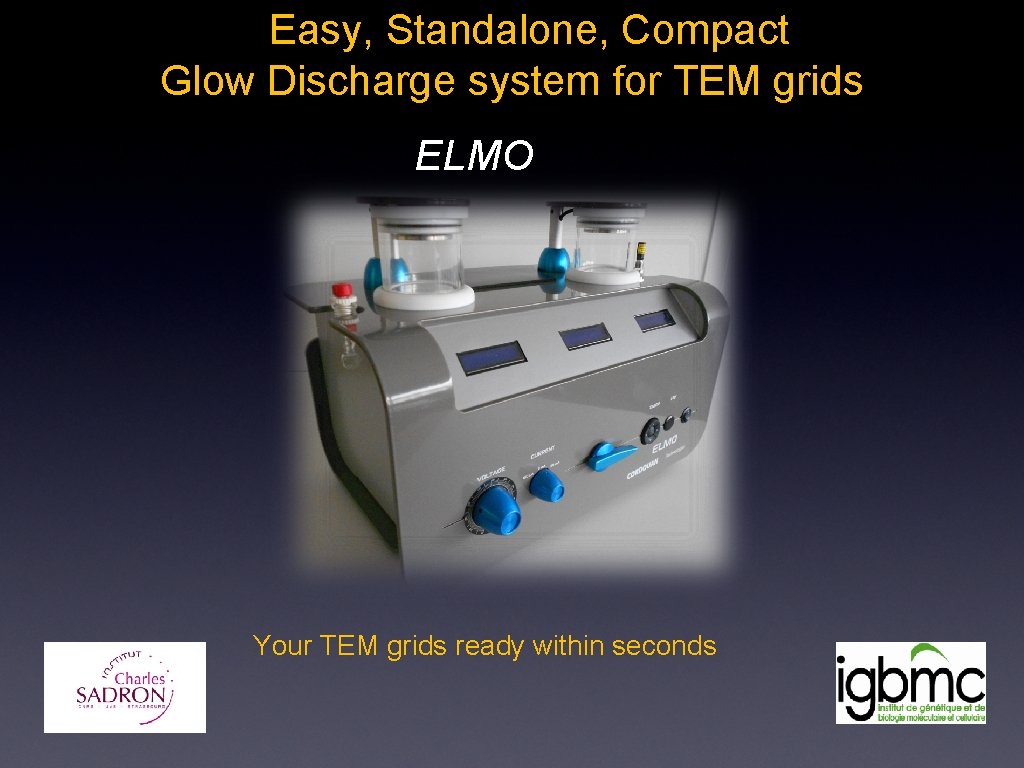 Easy Standalone Compact Glow Discharge system for TEM