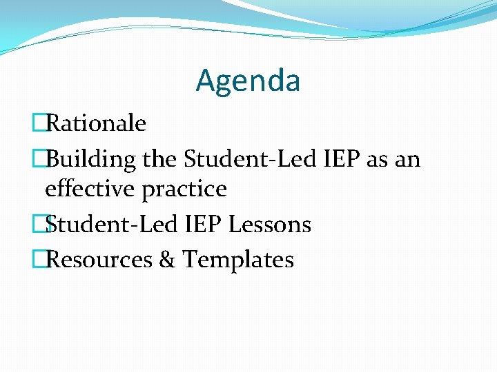 StudentLed IEP Meetings John R Johnson Ph D