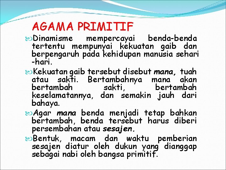 PENDIDIKAN AGAMA ISLAM KETUHANAN DAN ALAM SEMESTA KECENDERUNGAN