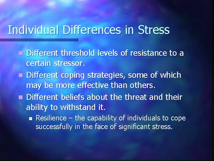 WorkRelated Stress and Stress Management By Aleksandr Rodzinek