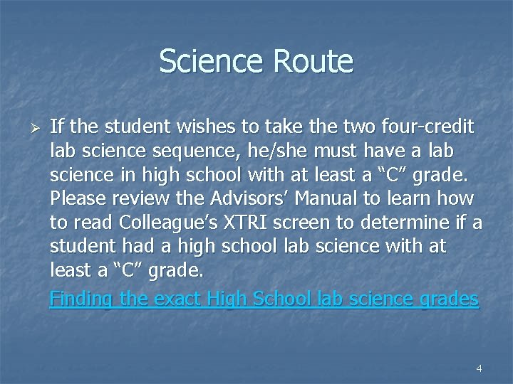 Welcome to Academic Advising TutorialCriminal Justice Majors Middlesex