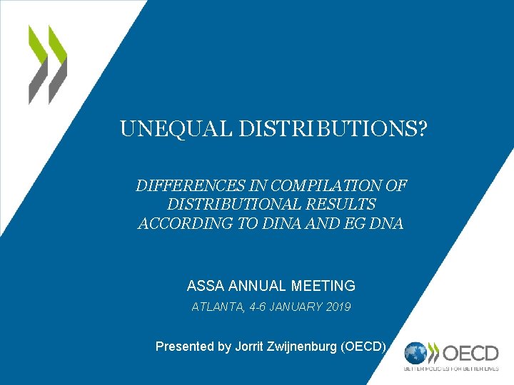 UNEQUAL DISTRIBUTIONS DIFFERENCES IN COMPILATION OF DISTRIBUTIONAL RESULTS