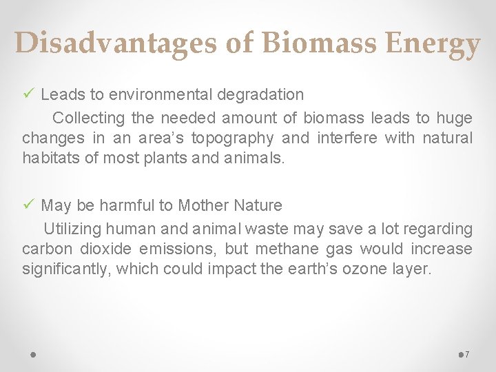 BIOMASS Renewable energy from plants and animals Biomass