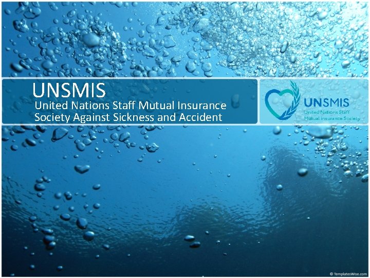 UNSMIS United Nations Staff Mutual Insurance Society Against