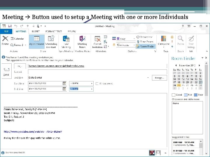 Microsoft Outlook 2013 Bob Gill Robert Gillk 12