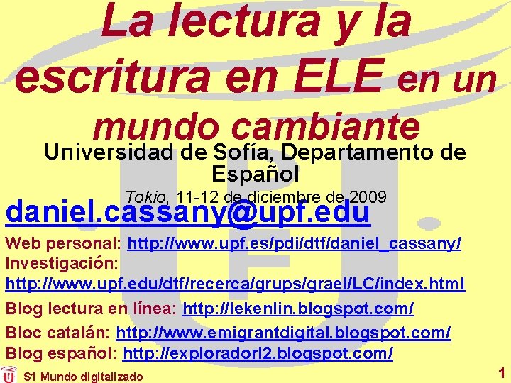 La lectura y la escritura en ELE en