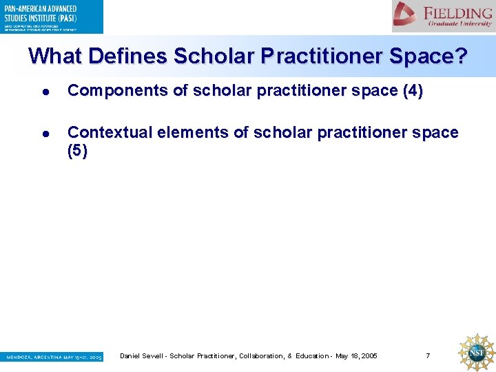 The ScholarPractitioner Model as a Basis for Promoting