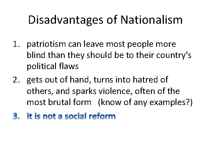 BR 3142016 Examples of Nationalism Copy the following