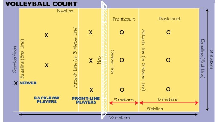 Volleyball Basics Offense The side that the ball