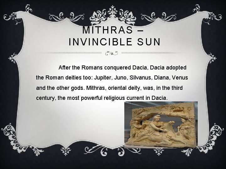 GODS TOMBS CASTLES LEGENDS AND TREASURES ROMANIA GODS