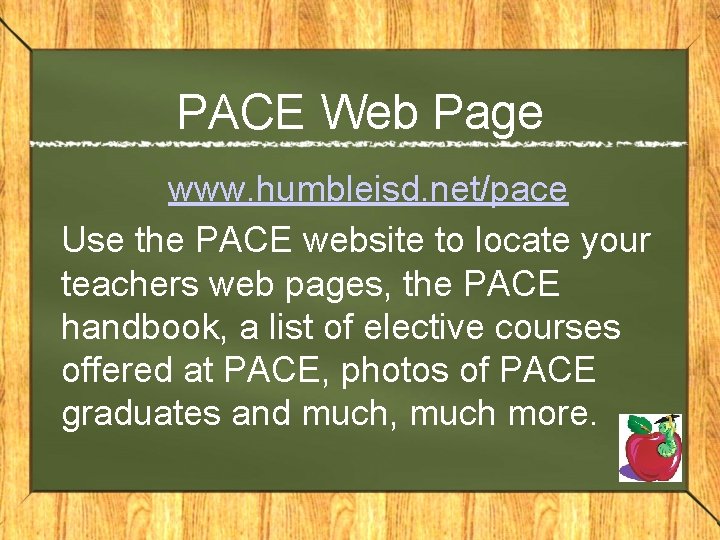 Welcome to PACE Humble ISD CLC Community Learning