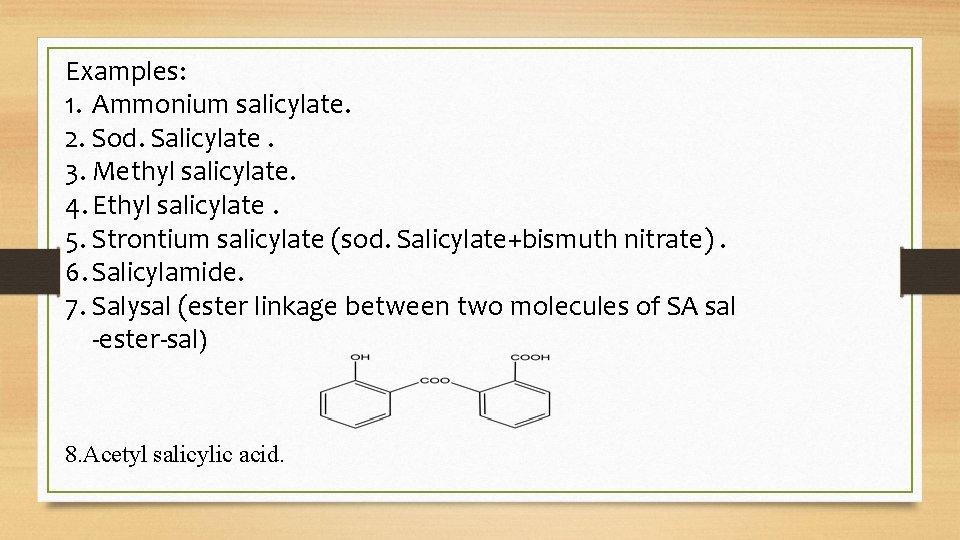 practical lab 3 Synthesis of salicylic acid Theory
