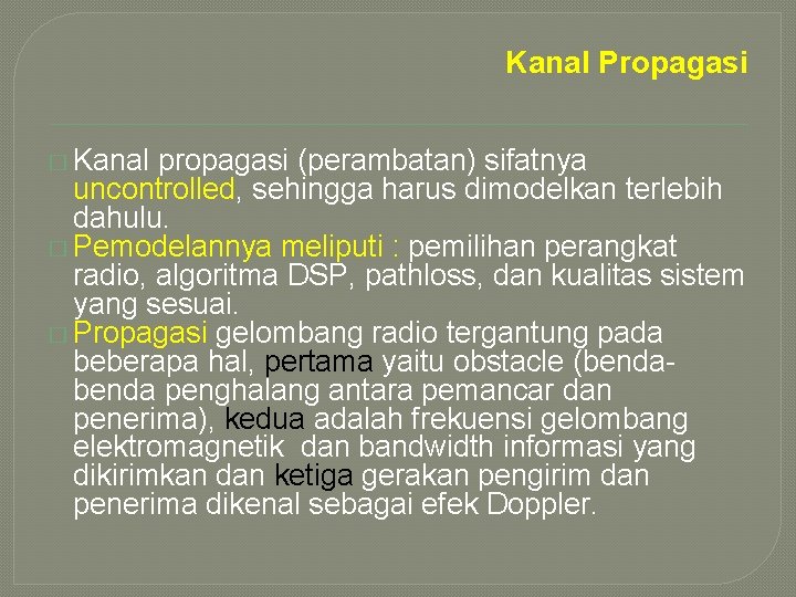 DASAR GELOMBANG RADIO Jaringan Nirkabel Politeknik Telkom Pertemuan