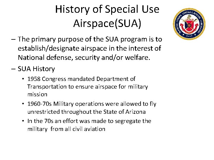29 Palms Airspace Expansion Mid Air Collision Avoidance