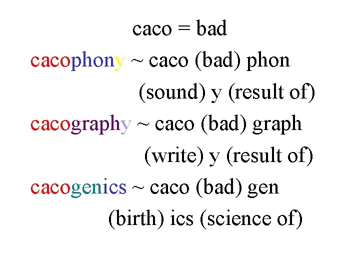 Wordskills Lesson 5 ac acr sharp bitter acid