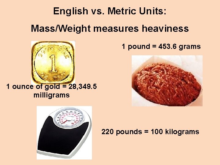Metric System Created by David L Bricker Math