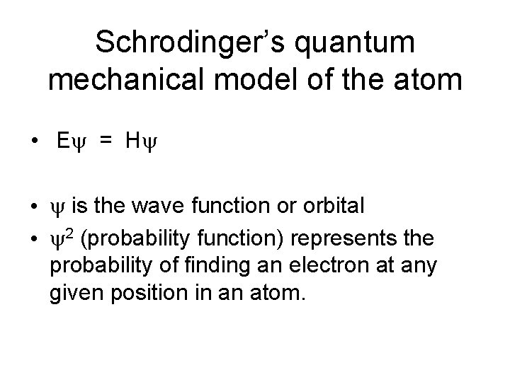 Modern Atomic Theory and the Periodic Table Chapter