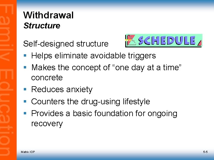 Session 5 Roadmap for Recovery 5 1 Recovery