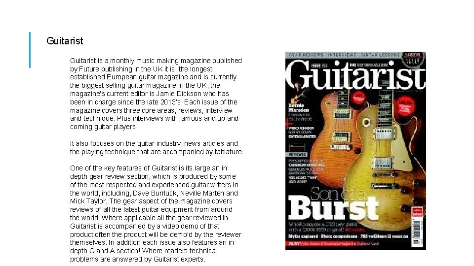 Music Magazine Industry Research Bauer Media In the