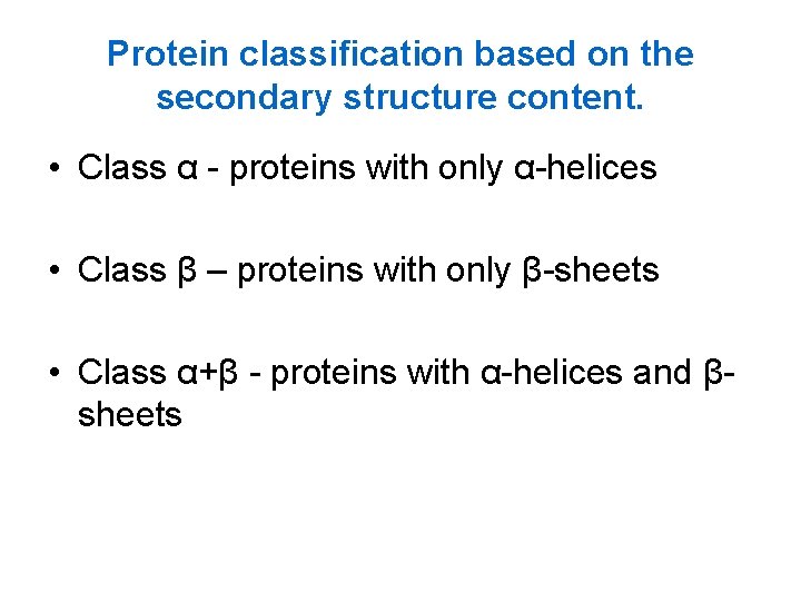 Principles of protein structure and stability Polypeptide bond