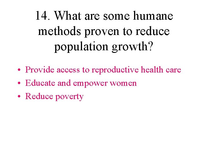 Global Issues Trivia Lets see what you know