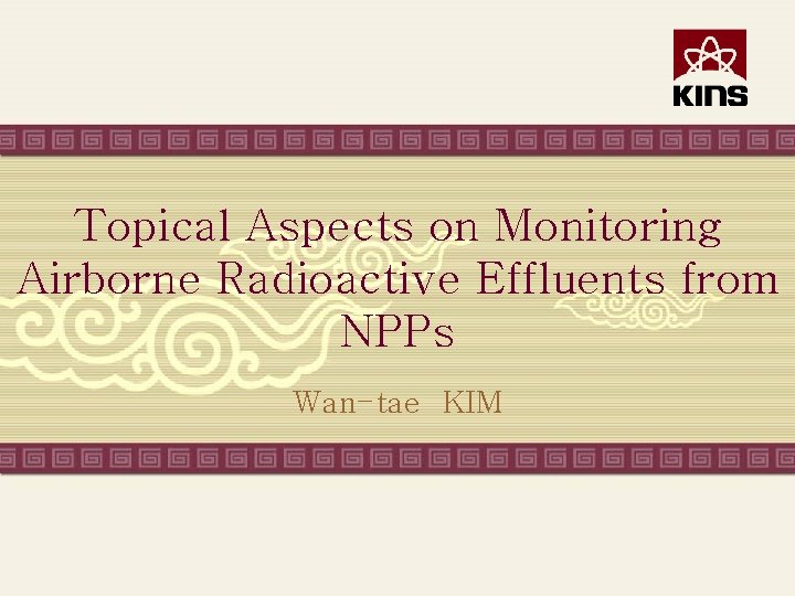 Topical Aspects on Monitoring Airborne Radioactive Effluents from