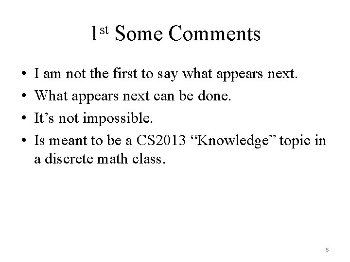 Teaching Mathematical Reasoning Across the Curriculum Discrete Math