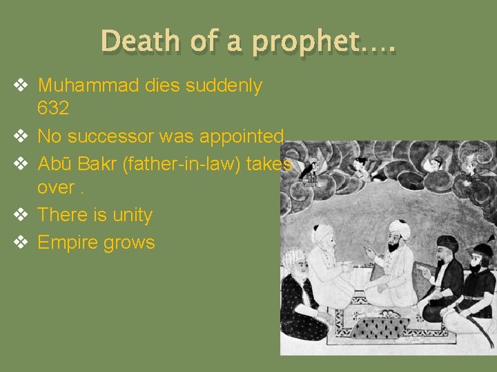 What do you know about the Islamic Religion