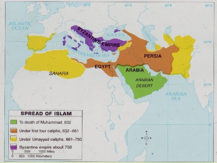 Spread of Islam Flow Map Islam is founded
